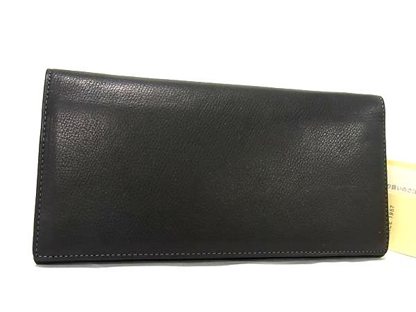 ■新品■未使用■ PRARE プレリー レザー 二つ折り 長財布 ウォレット メンズ レディース ブラック系 BH0827