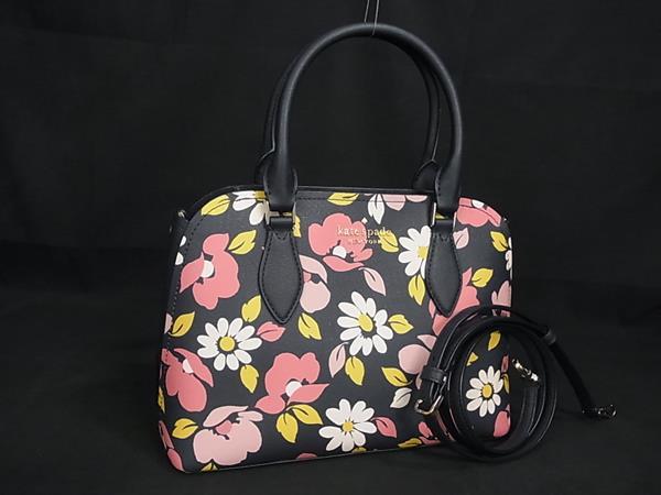 ■新品■未使用■ kate spade ケイトスペード PVC 2WAY クロスボディ ショルダーバッグ ハンドバッグ 斜め掛け ネイビー系 BJ8358