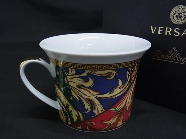 ■新品■未使用■ VERSACE ヴェルサーチ ローゼンタール バロッククリスマス ティーカップ＆ソーサー 食器 マルチカラー BJ8399