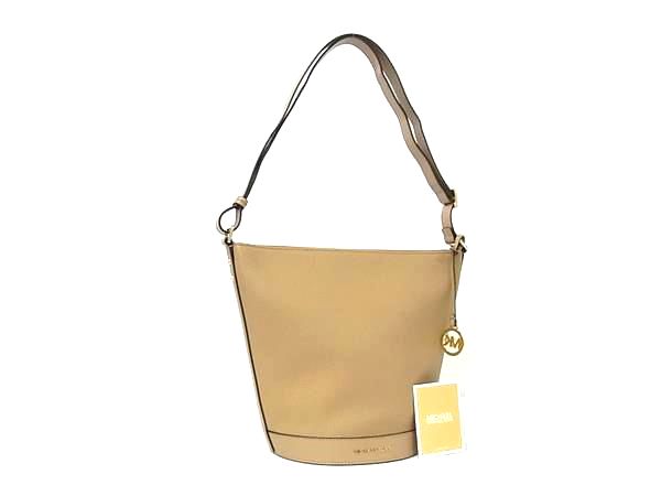 ■新品■未使用■ MICHAEL KORS マイケルコース レザー クロスボディ ショルダーバッグ 肩掛け 斜め掛けかばん ブラウン系 BJ9402