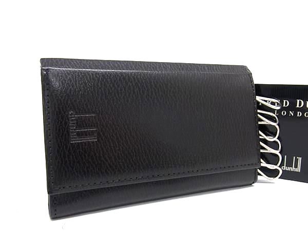 ■新品■未使用■ dunhill ダンヒル レザー 6連 キーケース 鍵入れ メンズ ブラック系 BK0430