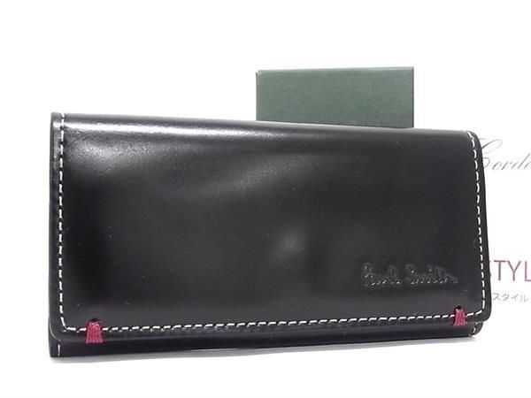 ■新品■未使用■ Paul Smith ポールスミス レザー 4連 キーケース 鍵入れ メンズ レディース ブラック系 BK2595