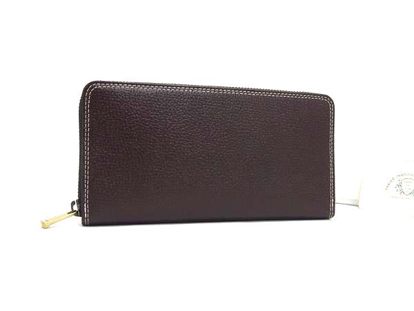 ■新品■未使用■ PRAIRIE TRADITIONAL FACTORY プレリー レザー ラウンドファスナー 長財布 ウォレット ブラウン系 BK9902