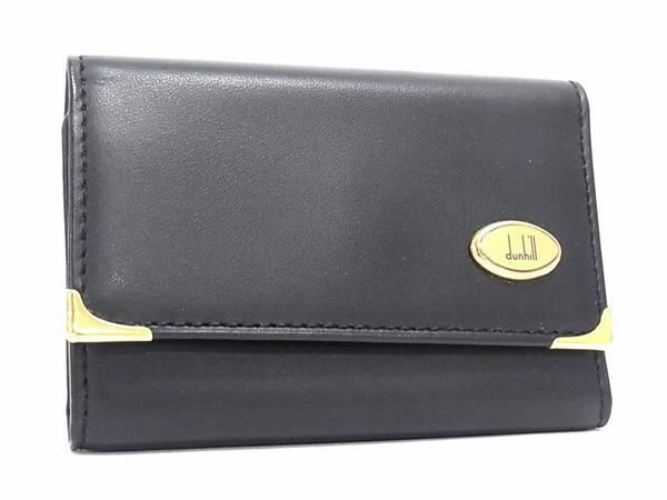 ■新品■未使用■ dunhill ダンヒル レザー 6連 キーケース 鍵入れ 紳士 ビジネス メンズ ブラック系 BL2084