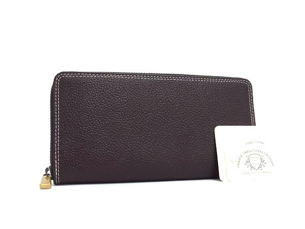 ■新品■未使用■ PRAIRIE TRADITIONAL FACTORY プレリー レザー ラウンドファスナー 長財布 ウォレット ブラウン系 BL8213