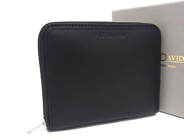 ■新品■未使用■ J＆M DAVIDSON ジェイアンドエムデヴィッドソン レザー ケース パース 小銭入れ ブラック系 BM4403