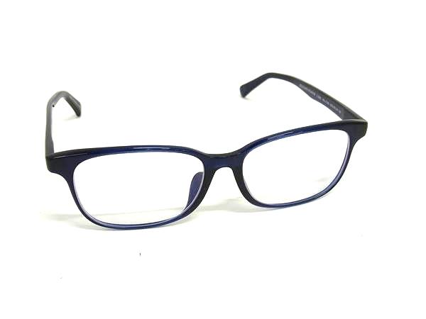 ■新品同様■ マコト眼鏡 AYUMI 歩 L1031 COL.5122 SIZE 55□16-145  度入りセルロイド眼鏡 メガネ めがね ネイビー系 BM7974