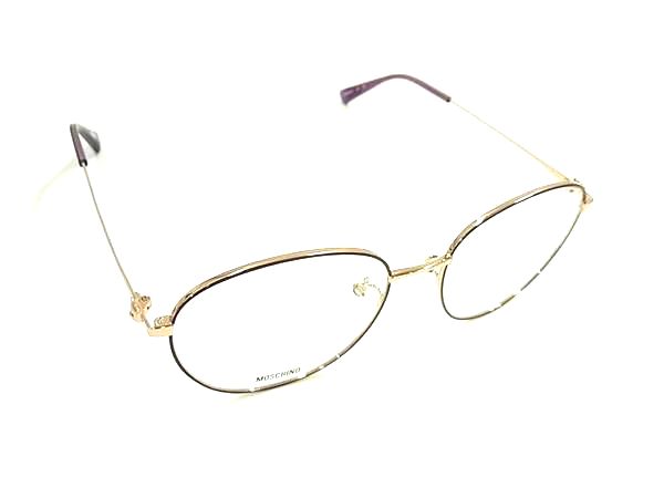 ■新品同様■ MOSCHINO モスキーノ MOS591/F 12L 145 メガネ 眼鏡 めがね レディース パープル系 BM9250