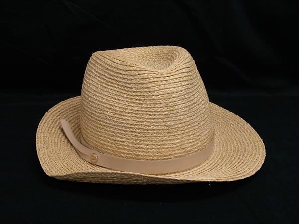 ■極美品■ HELEN KAMINSKI ヘレンカミンスキー ラフィア 麦わら帽子 ハット レディース ベージュ系 BN4341