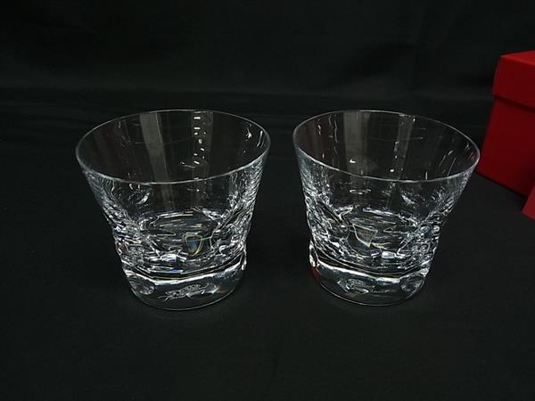 ■新品■未使用■ Baccarat バカラ ベルーガ クリスタルガラス コップ 食器 テーブルウェア 2個セット クリア BN4580