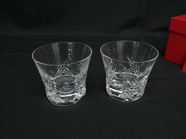 ■新品■未使用■ Baccarat バカラ ステラ クリスタルガラス 硝子 グラス コップ 食器 テーブルウェア 2個セット クリア BN4581