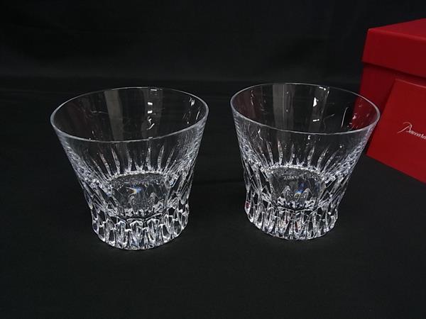 ■新品同様■ Baccarat バカラ ヴィータ 2019年 イヤータンブラー クリスタルガラス コップ 食器 テーブルウェア 2個セット クリア BN4582