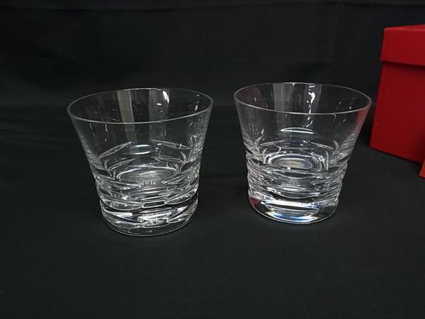 ■新品■未使用■ Baccarat バカラ ローラ イヤータンブラー 2012 クリスタルガラス コップ 食器 テーブルウェア 2個セット クリア BN4584