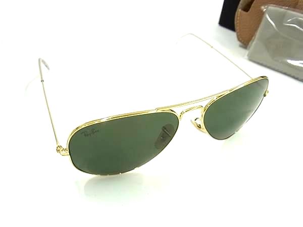 ■新品同様■ Ray-Ban レイバン  RB3025 アビエーターサングラス メガネ 眼鏡 メンズ レディース ゴールド系 BN5446