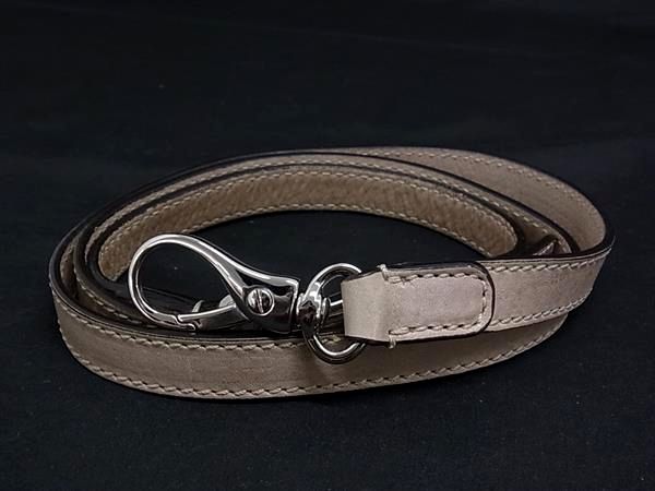 ■美品■ TODS トッズ レザー バッグ用 ショルダーストラップ 肩掛け 斜め掛け レディース メンズ ベージュ系 DB1385