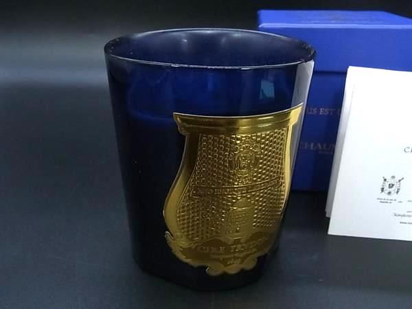 ■新品同様■ CHAUMET ショーメ  CIRE TRVDON コラボ アロマキャンドル フレグランスキャンドル キャンドル ロウソク ネイビー系 FA1163