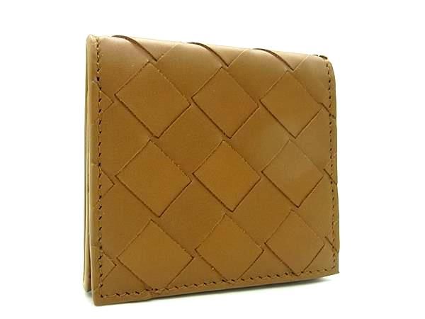 ■新品同様■ BOTTEGA VENETA ボッテガヴェネタ イントレチャート レザー ケース パース 小銭入れ ブラウン系 FC2640