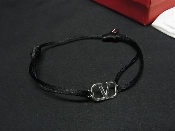 ■新品■未使用■ VALENTINO GARAVANI ヴァレンティノ ガラヴァーニ ブレスレット アクセサリー シルバー系×ブラック系 FD8680