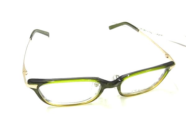 ■新品■未使用■ Ptolemy48 トレミーフォーティエイト POKER FACEコラボ メガネ 眼鏡 めがね レディース メンズ グリーン系 FD8727