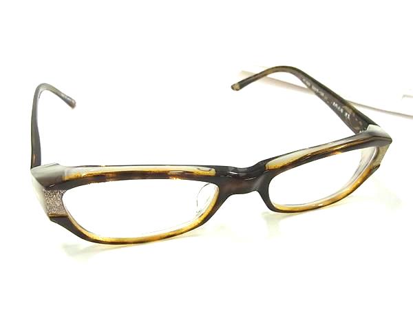 ■新品■未使用■ Ptolemy48 トレミーフォーティエイト PT-043 52□19-135  高野 利雄 謹製 メガネ 眼鏡 めがね ブラウン系 FD8848