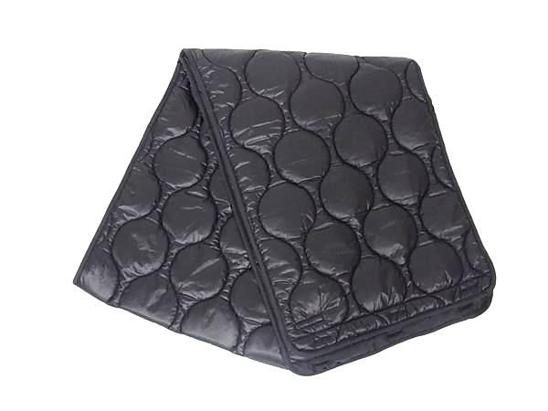 ■新品同様■ UNDERCOVERISM アンダーカバイズム ナイロン キルティング マフラー ストール 防寒具 ブラック系 FE3193