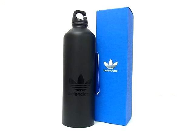 ■新品■未使用■ adidas×BALENCIAGA アディダス×バレンシアガ コラボ ウォーターボトル 水筒 ブラック系 FF7775