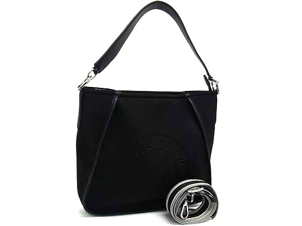 ■新品■未使用■ COLE HAAN コールハーン ナイロン 2WAY クロスボディ ショルダーバッグ 斜め掛け レディース ブラック系 FG8985