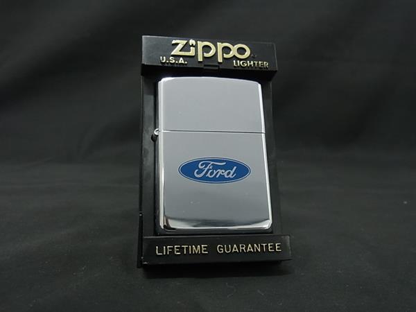 ■未開封■新品■未使用■ ZIPPO ジッポー ヴィンテージ FORD 1996年製 高級ライター オイルライター 喫煙グッズ シルバー系 FH7351