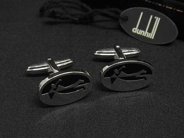 ■極美品■ dunhill ダンヒル カジノ カフリンクス カフスボタン SV925 アクセサリー 紳士 メンズ シルバー系 FI5710