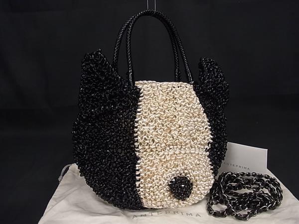 ■新品■未使用■ ANTEPRIMA アンテプリマ アニマーレ フレンチブルドッグ PVCワイヤー 2WAY ハンドバッグ ショルダー FJ2897