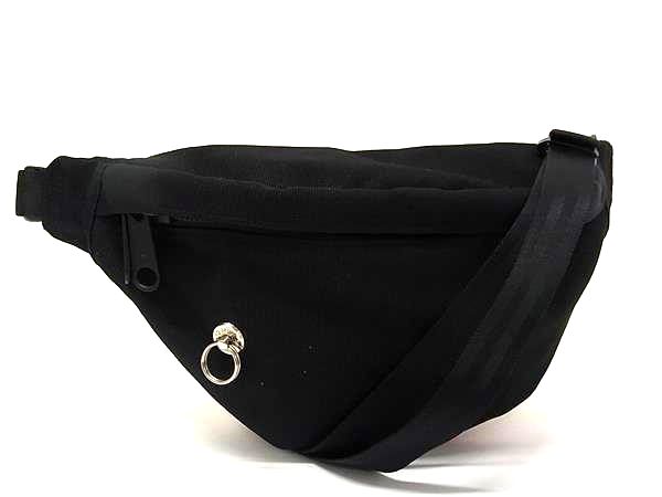 ■新品同様■ JAM  MADE ジャムホームメイド ナイロン ウエストバッグ ウエストポーチ ボディバッグ ブラック系 FJ5171