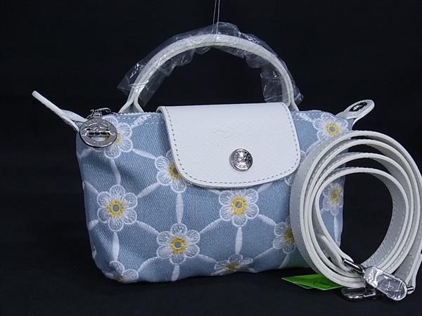 □新品同様□ LONGCHAMP ロンシャン ルプリアージュ フィレ コットン