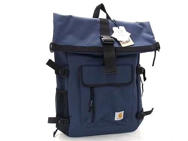 ■新品同様■ Carhartt カーハート フィリス ポリエステルキャンバス リュックサック バックパック デイパック ネイビー系 FM0768