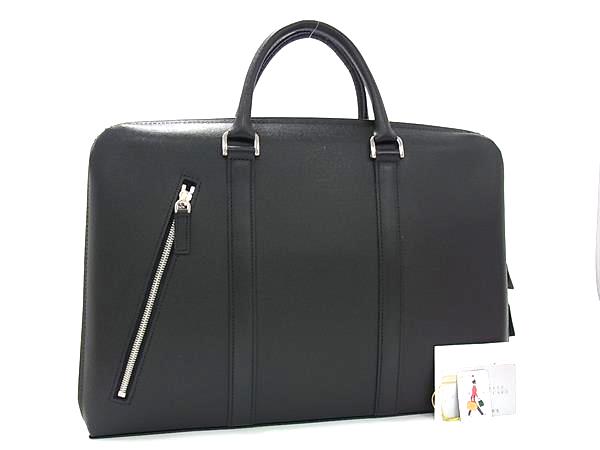 ■極美品■ PORTER ポーター レザー 吉田カバン ハンドバッグ ビジネスバッグ 書類かばん ビジネス 紳士 メンズ ブラック系 FP1899