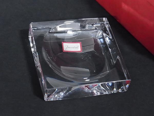 ■極美品■ Baccarat バカラ クリスタルガラス  アクセサリートレイ 小物入れ インテリア クリア FP4833