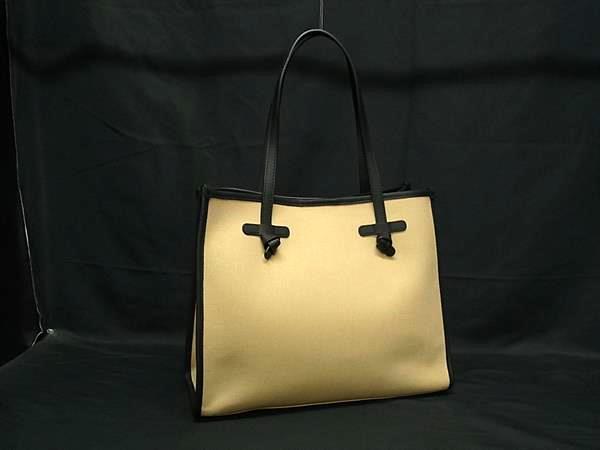 ■新品■未使用■ GIANNI CHIARINI ジャンニキャリーニ マルチェッラ M キャンバス ハンドバッグ トートバッグ ブラウン系 FP5849