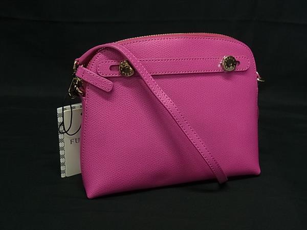 ■新品■未使用■ FURLA フルラ パイパー レザー 2WAY ポーチ ポシェット ショルダーバッグ レディース ピンク系 FP5868