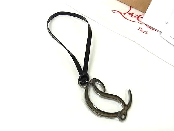 ■新品同様■ Christian Louboutin クリスチャンルブタン オーナメント チャーム ブラック系 FR1700