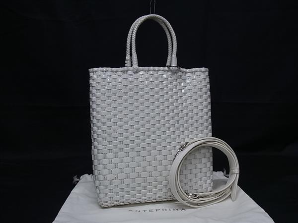 ■美品■ANTEPRIMA アンテプリマ ワイヤーバッグ イントレッチオモード ミニアトゥーラ PVCワイヤー オーロラ 2WAY ショルダー FR4962