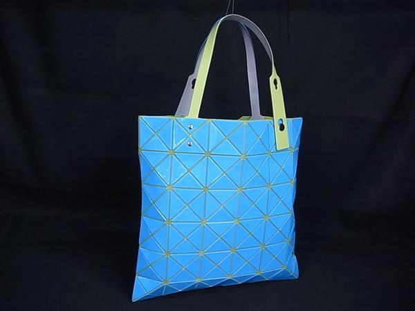 ■新品■未使用■ BAO BAO ISSEY MIYAKE バオバオイッセイミヤケ ルーセント PVC ハンドバッグ トートバッグ ライトブルー系 FS4666