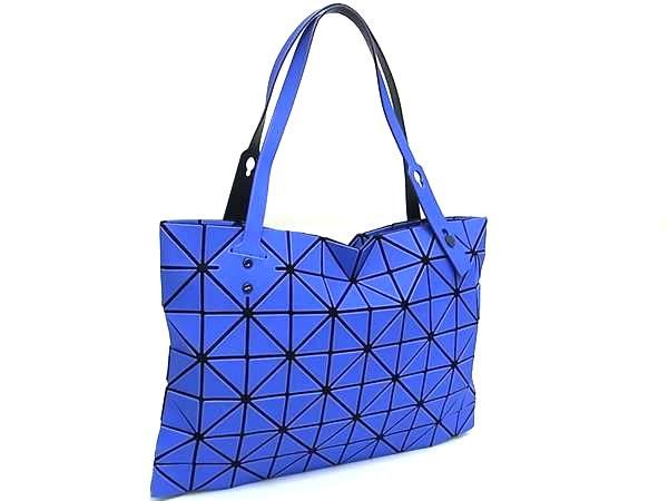 ■極美品■ BAO BAO ISSEY MIYAKE バオバオイッセイミヤケ ルーセント PVC ハンドバッグ トートバッグ 肩掛け パープル系 FS4669