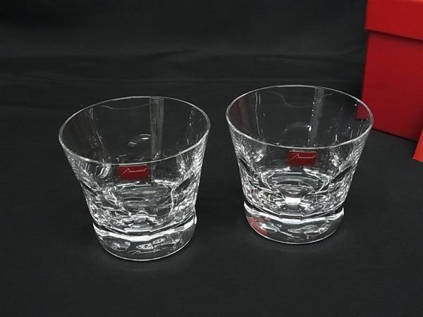 ■新品同様■ Baccarat バカラ ベルーガ クリスタルガラス グラス タンブラー 食器 2客セット クリア FU0172
