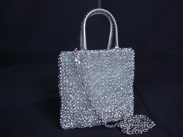 ■新品■未使用■ ANTEPRIMA アンテプリマ PVCワイヤー 2WAY クロスボディ ハンドバッグ ショルダー トート ミニバッグ FU2932