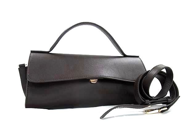 ■新品■未使用■ LORISTELLA ロリステッラ レザー 2WAY ハンドバッグ ショルダー クロスボディ レディース ブラウン系 FU3357