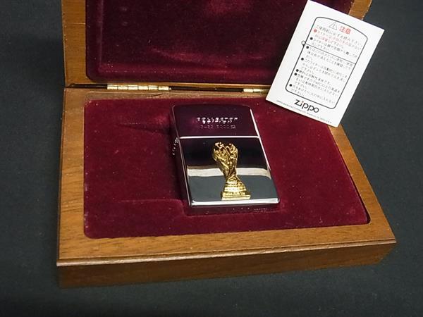 ■新品■未使用■ ZIPPO ジッポー FIFAワールドカップ フランス大会 1998年製 高級ライター オイルライター シルバー系 FV4131