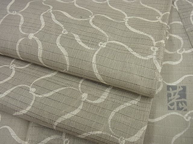 平和屋本店■超希少　夏物　品川恭子　絽紬　網目文　逸品3s5383