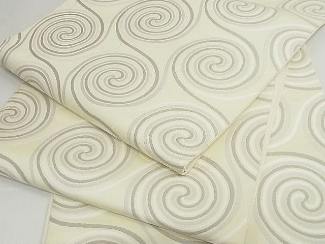 平和屋本店■最高級　人間国宝　北村武資　煌彩錦　六通柄袋帯　渦文　鈴乃屋扱い　正絹　逸品　KAAA10292kk4