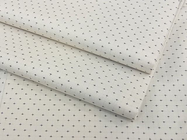 平和屋本店□極上 夏物 九寸名古屋帯 格子柄 麻 逸品4s389