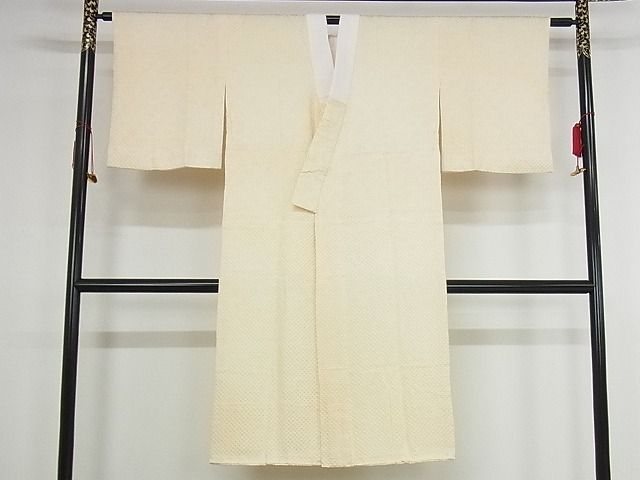 平和屋本店■上質な長襦袢　袷　総絞り　さが美扱い　逸品　DZAA6107kh5