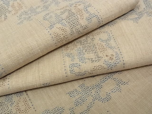 平和屋本店■極上　本場結城紬　100亀甲　吉祥文　大丸扱い　逸品　未使用　CZAA0509s4